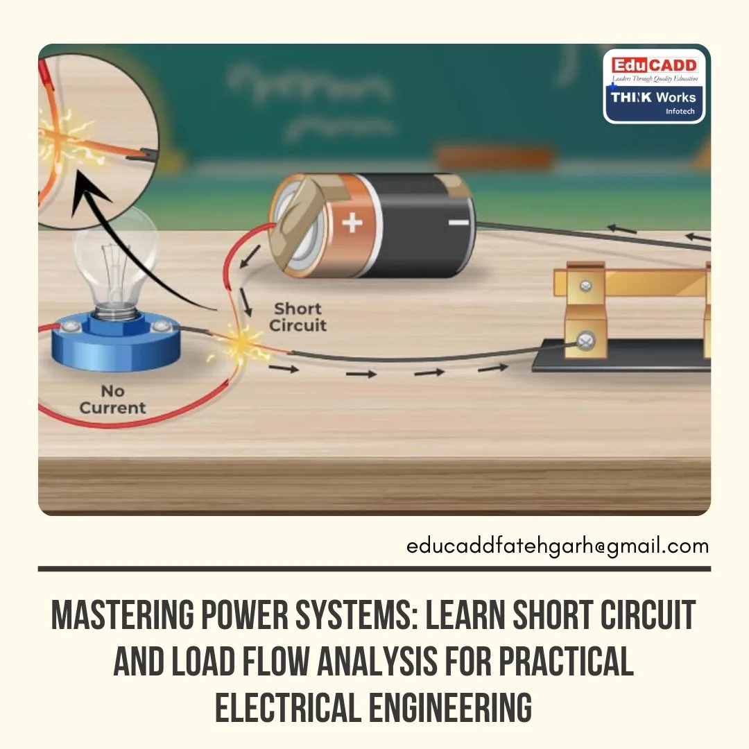 Short Circuit Load Flow | EduCADD Fatehgarh